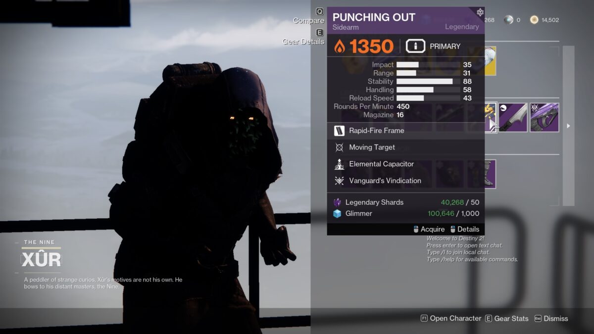 Destiny 2 Xur Location This Week: Weapons, Armor (October 7 - 11)