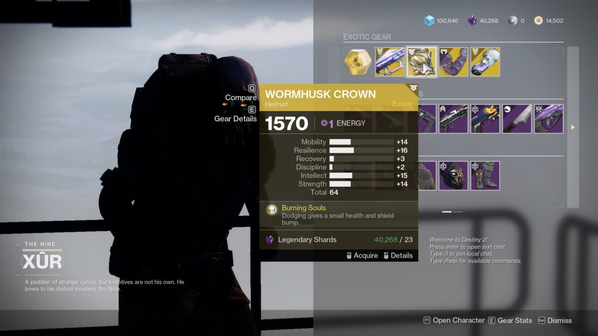 Destiny 2 Xur Location This Week: Weapons, Armor (October 7 - 11)