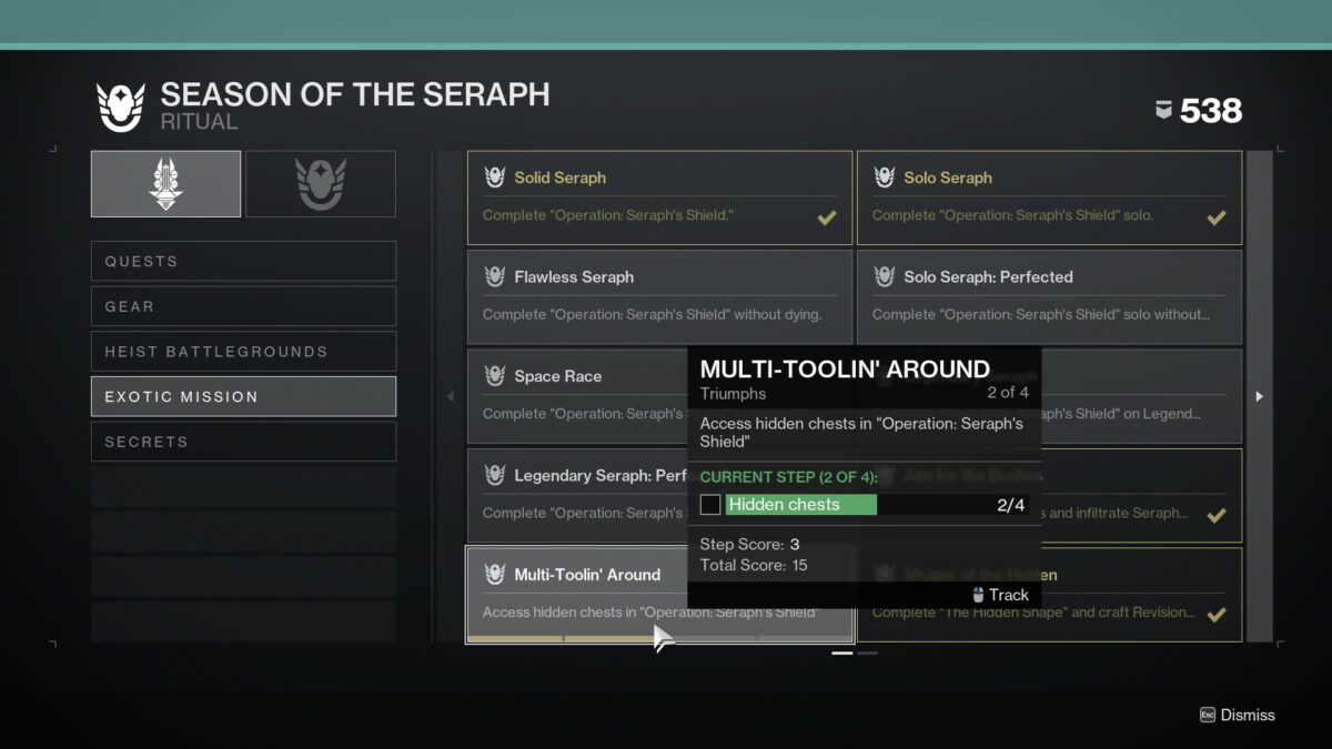 Destiny 2: All Operation Seraph's Shield Hidden Chests Location Guide