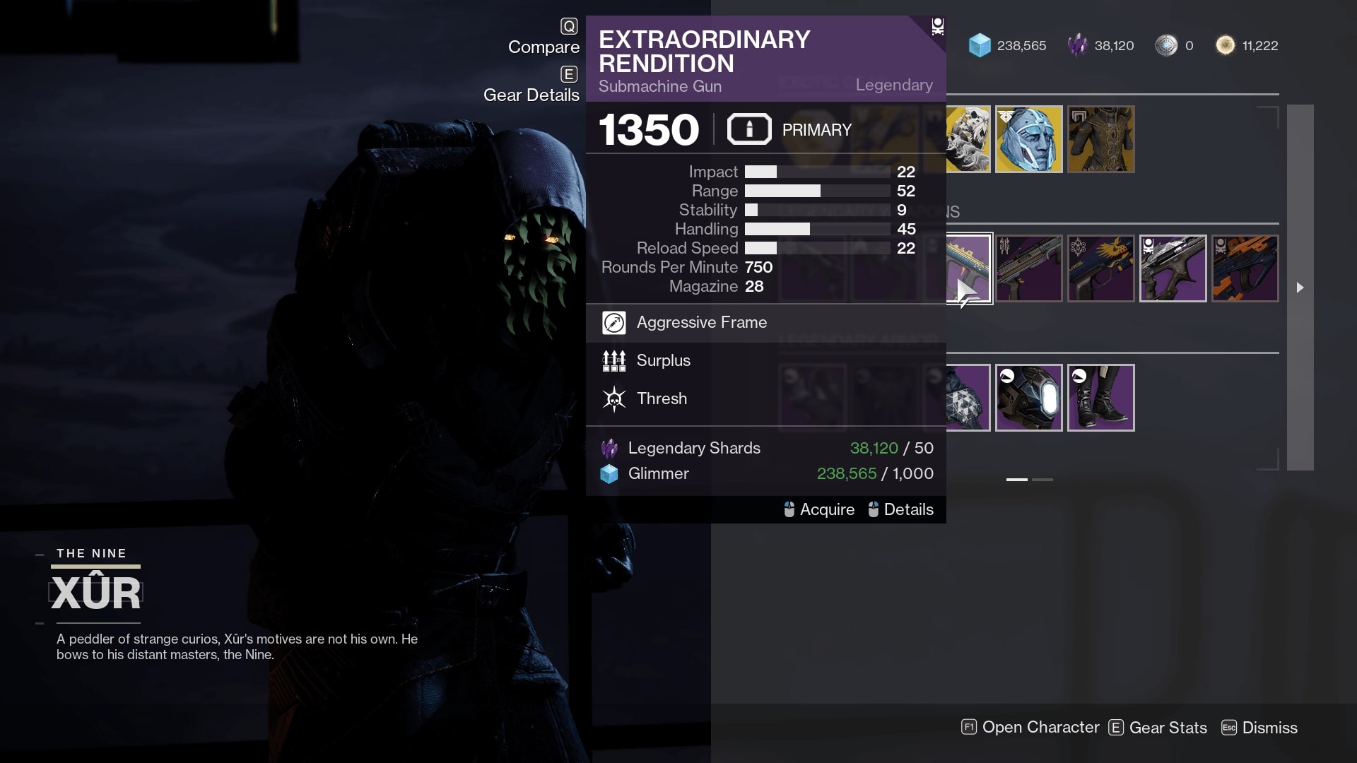 Where Is Xur Today In Destiny 2? Location And Exotic Inventory ...