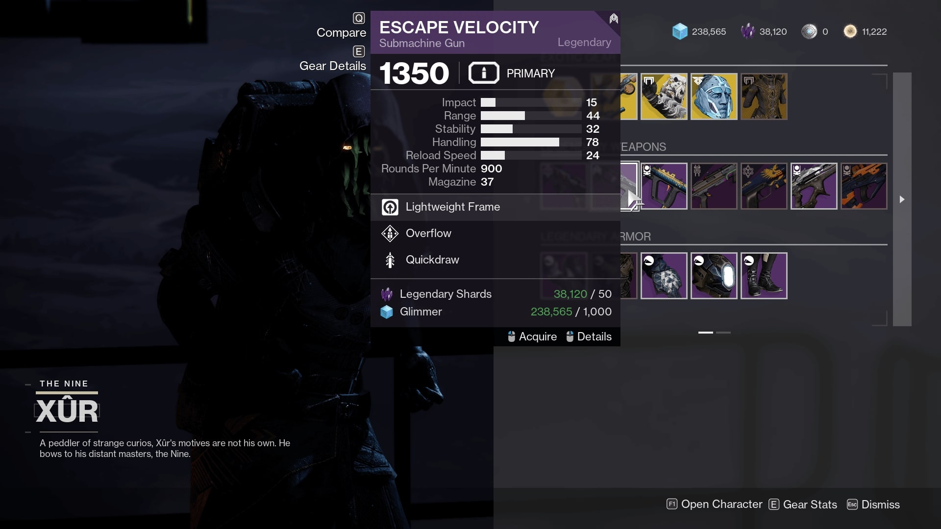Where Is Xur Today In Destiny 2? Location And Exotic Inventory ...