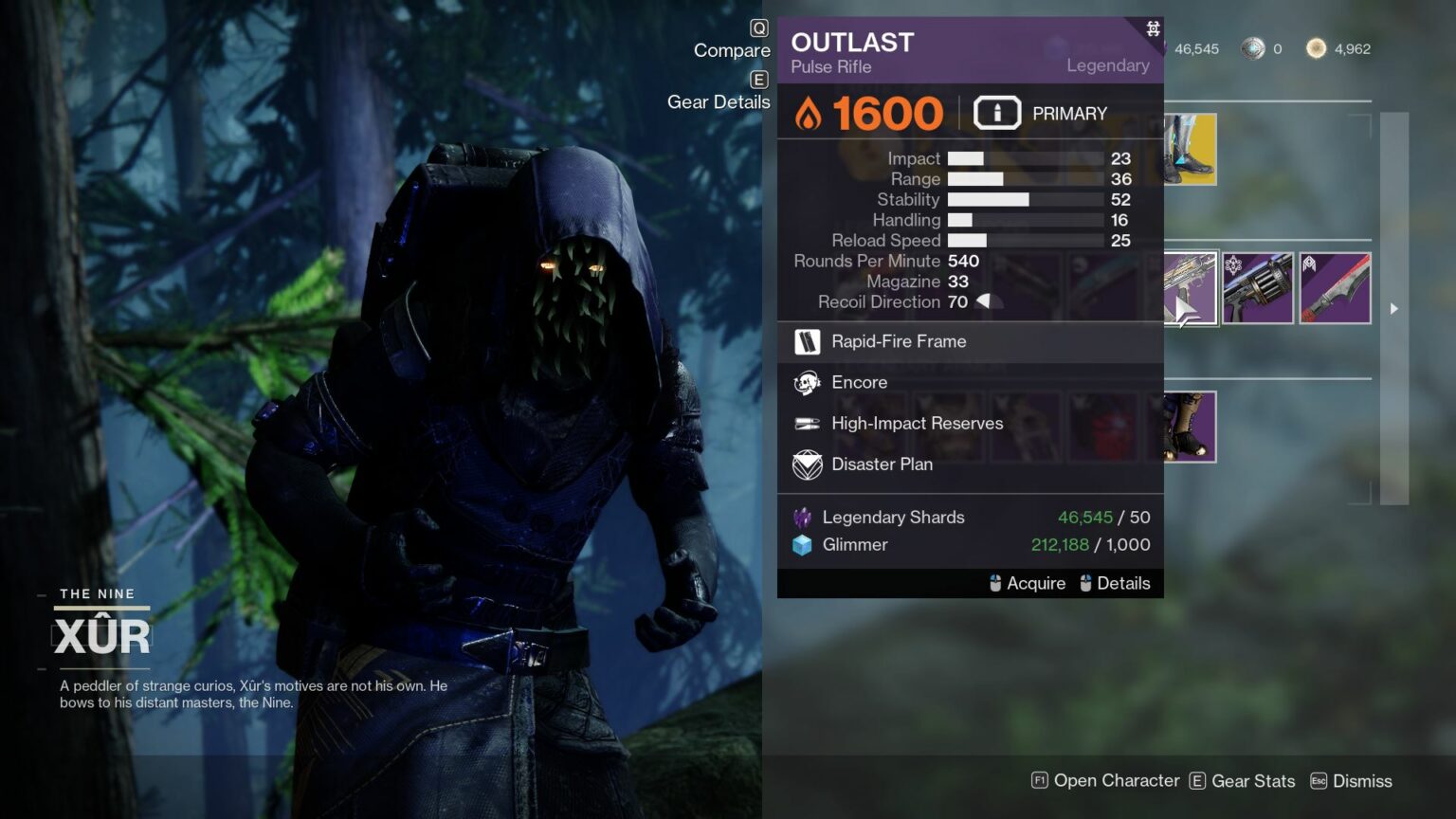 Where Is Xur Today In Destiny 2? Location And Exotic Inventory (Nov 3 ...