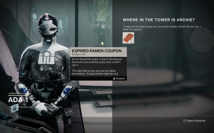 Destiny 2 Where Is Archie Quest Complete Guide