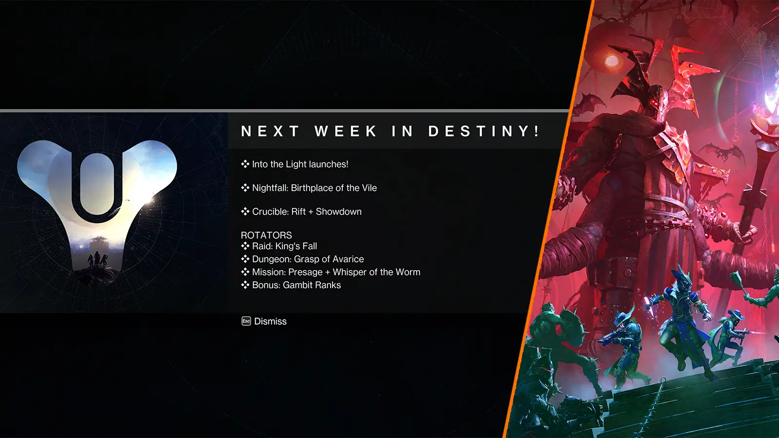 Destiny 2 Players Finally Get Answers On The Missing ‘Next Week In ...